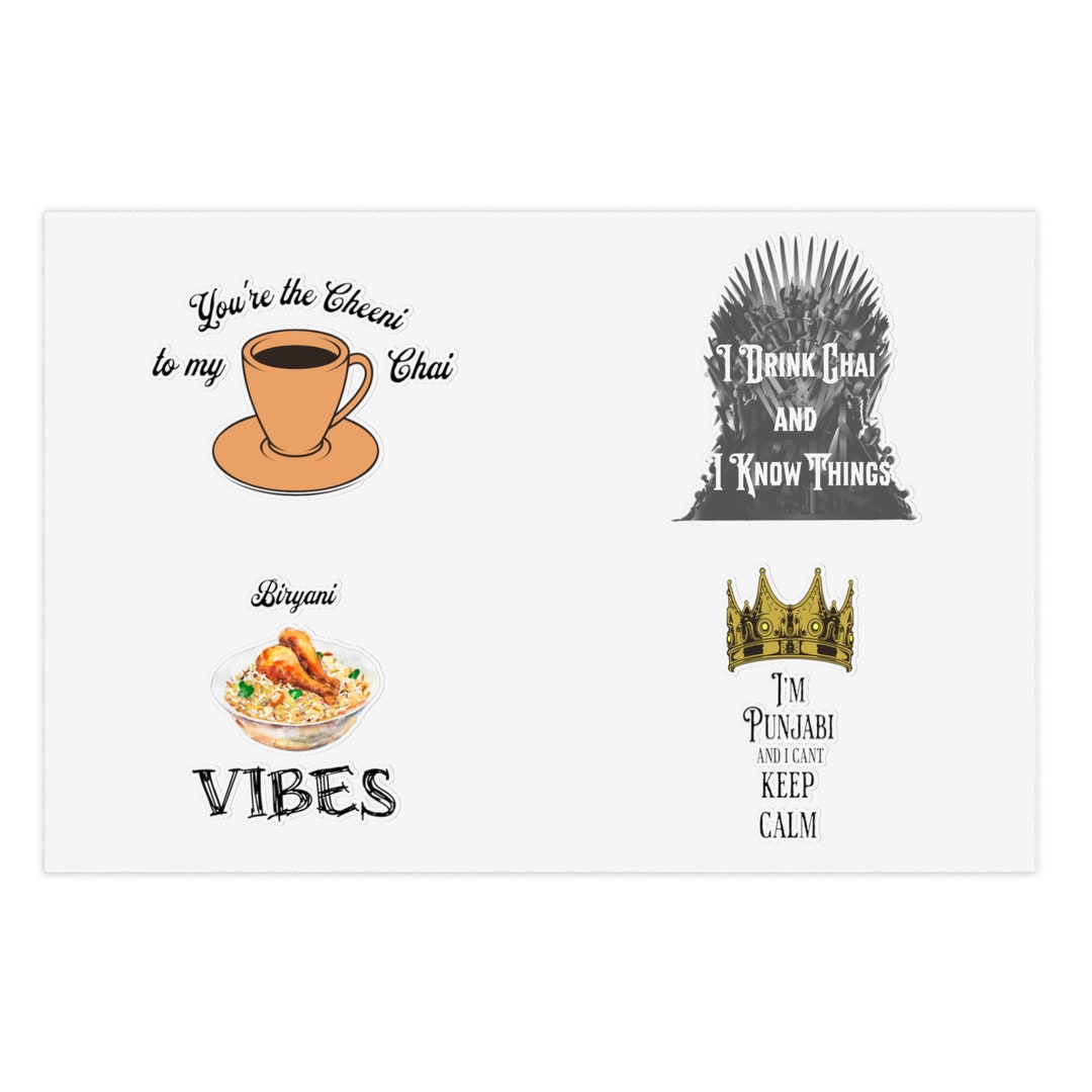 Desi Swag Sticker Sheets - Etsy