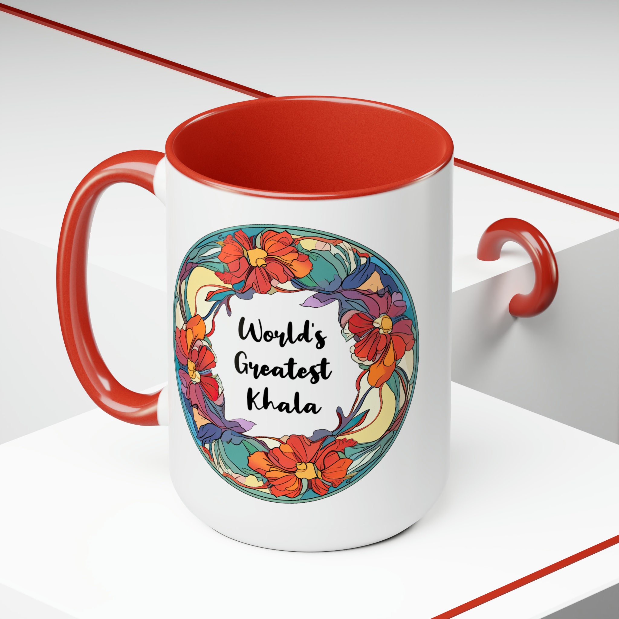 World's Greatest Khala Two-tone Coffee Mugs, 15oz - Etsy