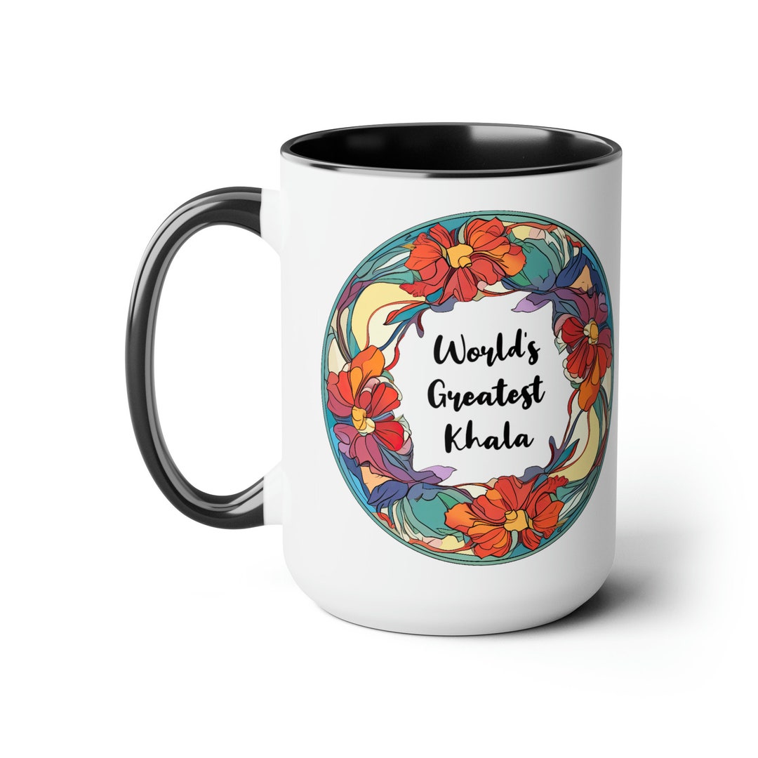 World's Greatest Khala Two-tone Coffee Mugs, 15oz - Etsy