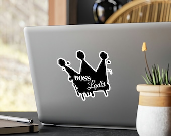 Boss Lady Car, Window Decal Car Accessories New Job Gifts Kiss-cut ...