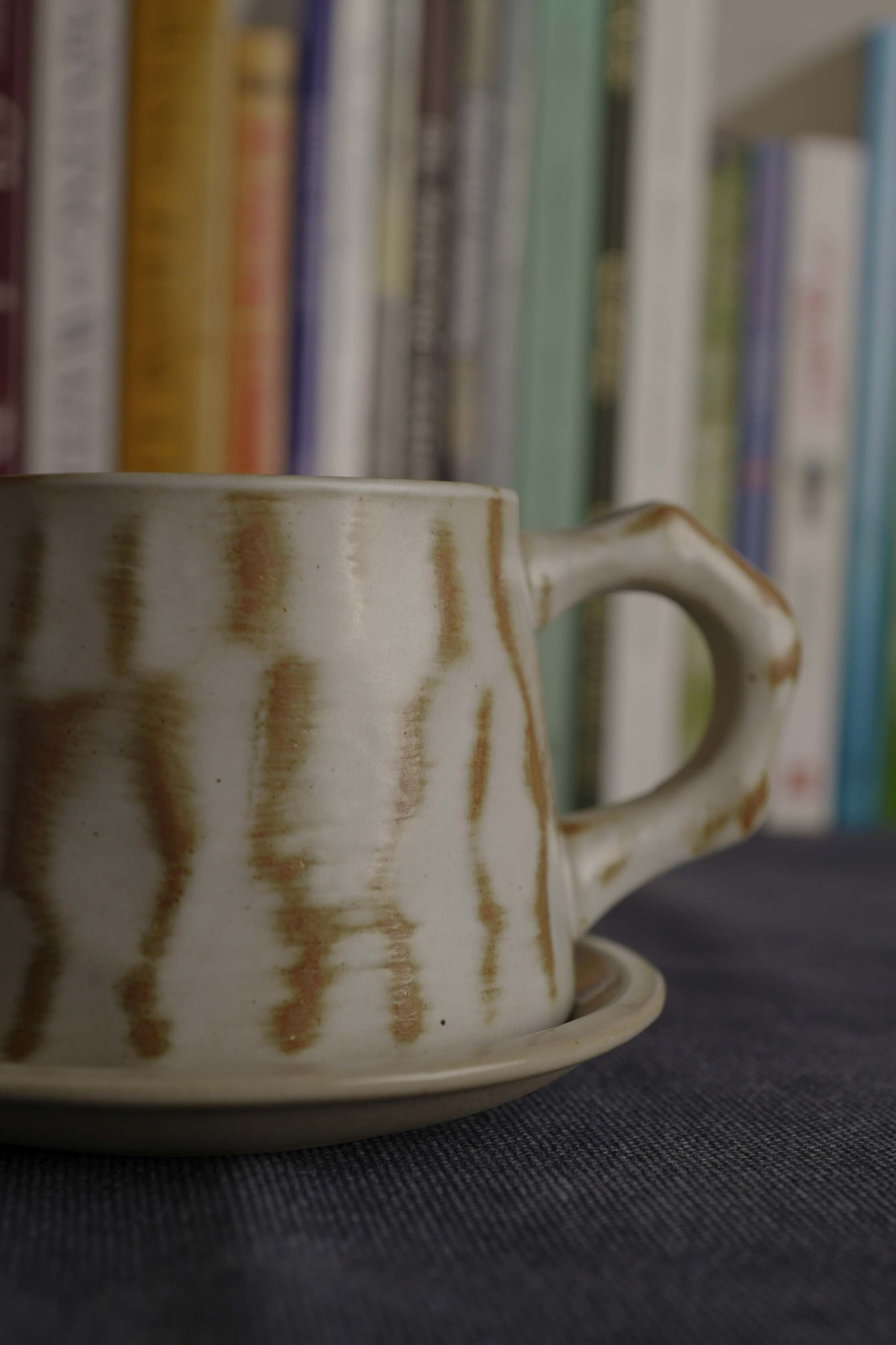 Wabi-sabi Handmade Vintage Mug, Raku Yaki Ware, Rustic Textured Crafted ...