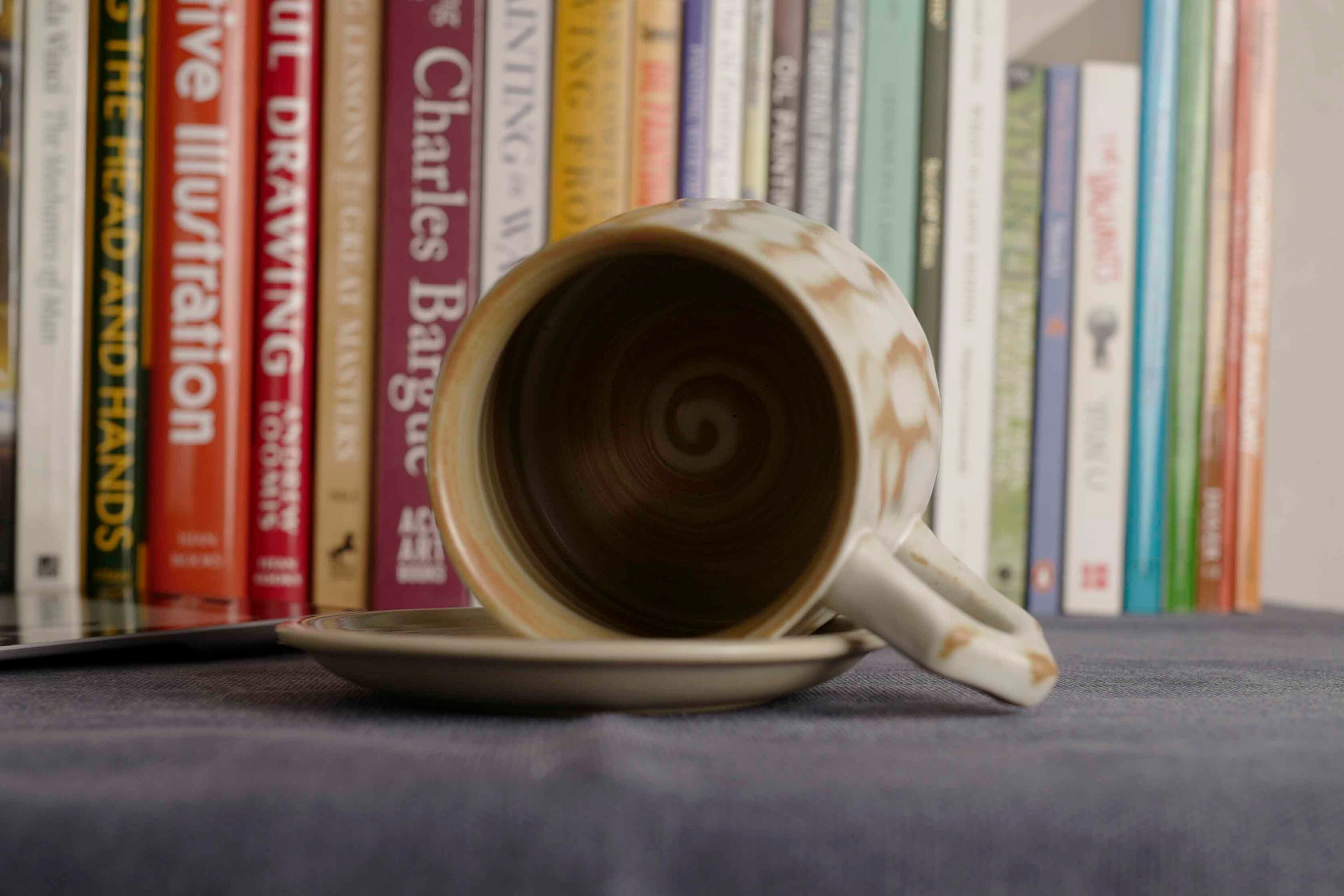 Wabi-sabi Handmade Vintage Mug, Raku Yaki Ware, Rustic Textured Crafted ...