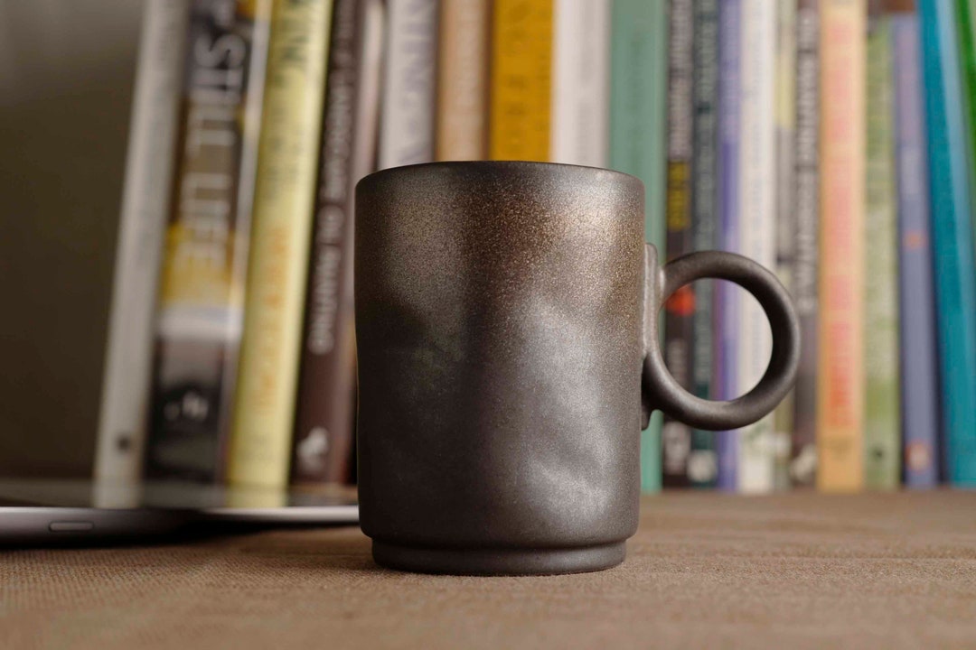 Wabi-sabi Handmade Vintage Mug, Raku Yaki Ware, Rustic Textured Crafted ...