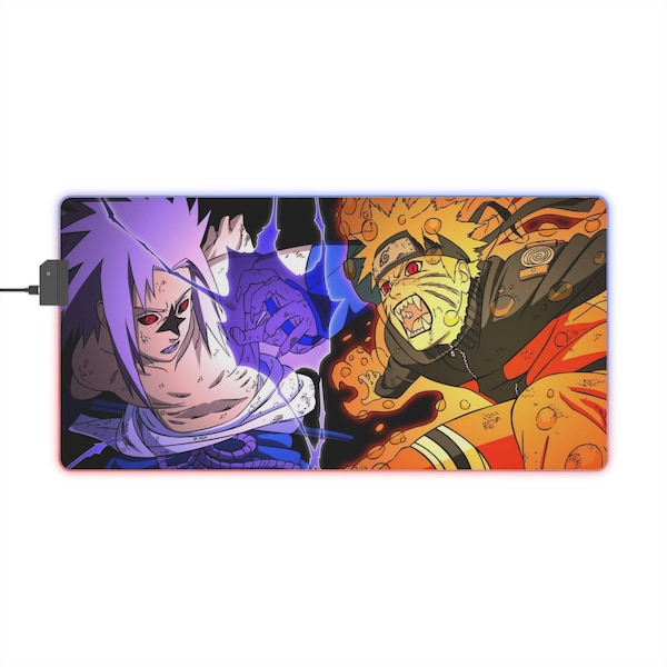 Naruto Vs Sasuke Mouse Pad - Etsy