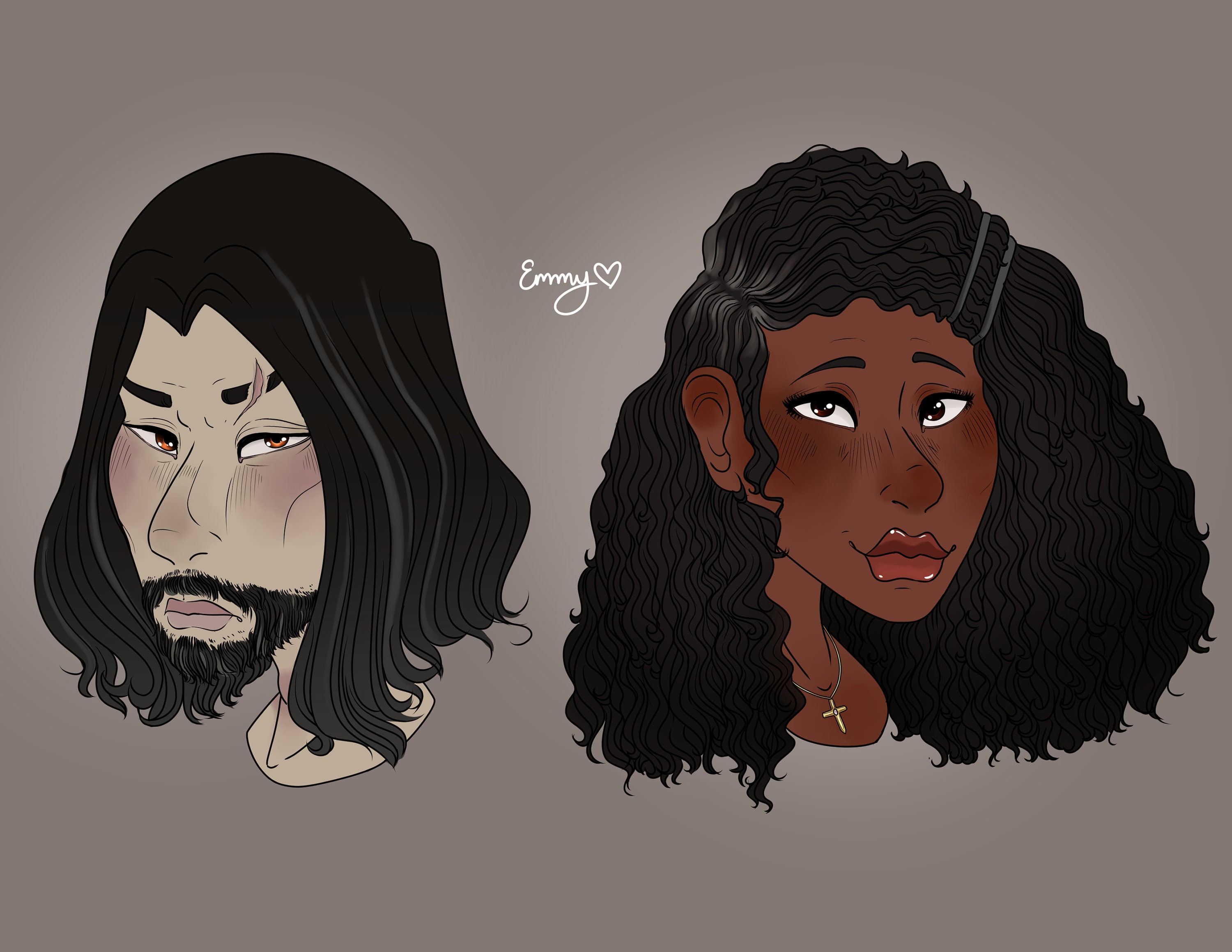 Custom Digital Flat Colour Commission - Etsy