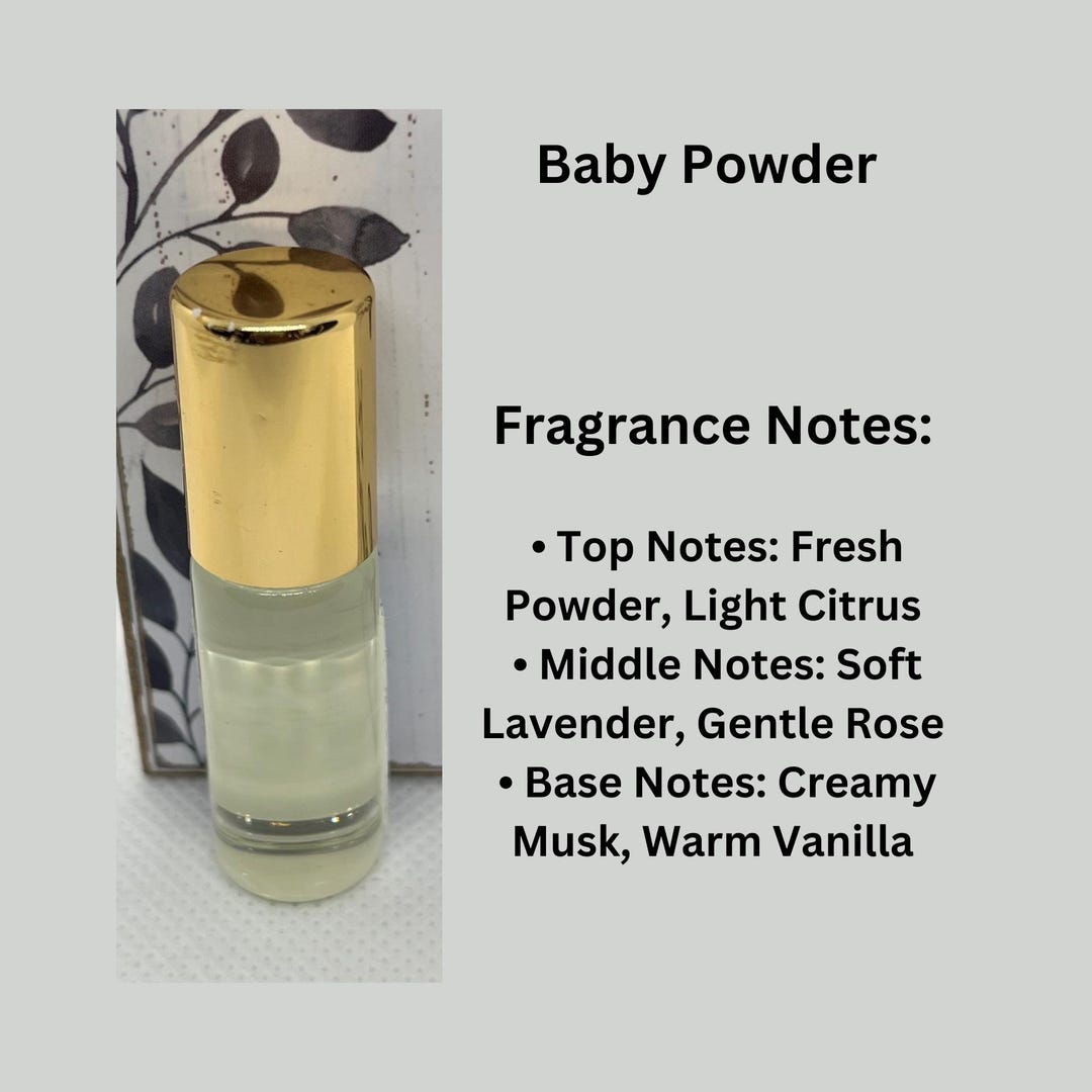 Baby Powder Body Oil 5ml Travel Size | Fresh, Clean & Soft Fragrance ...