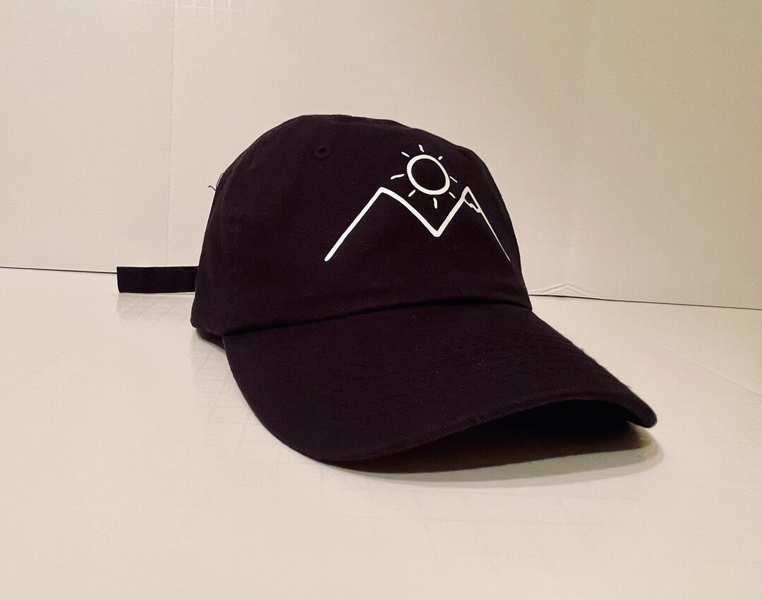 Mens Baseball Cap,unisex Hat, Art Inspired Hat, Mountain Logo Hat ...
