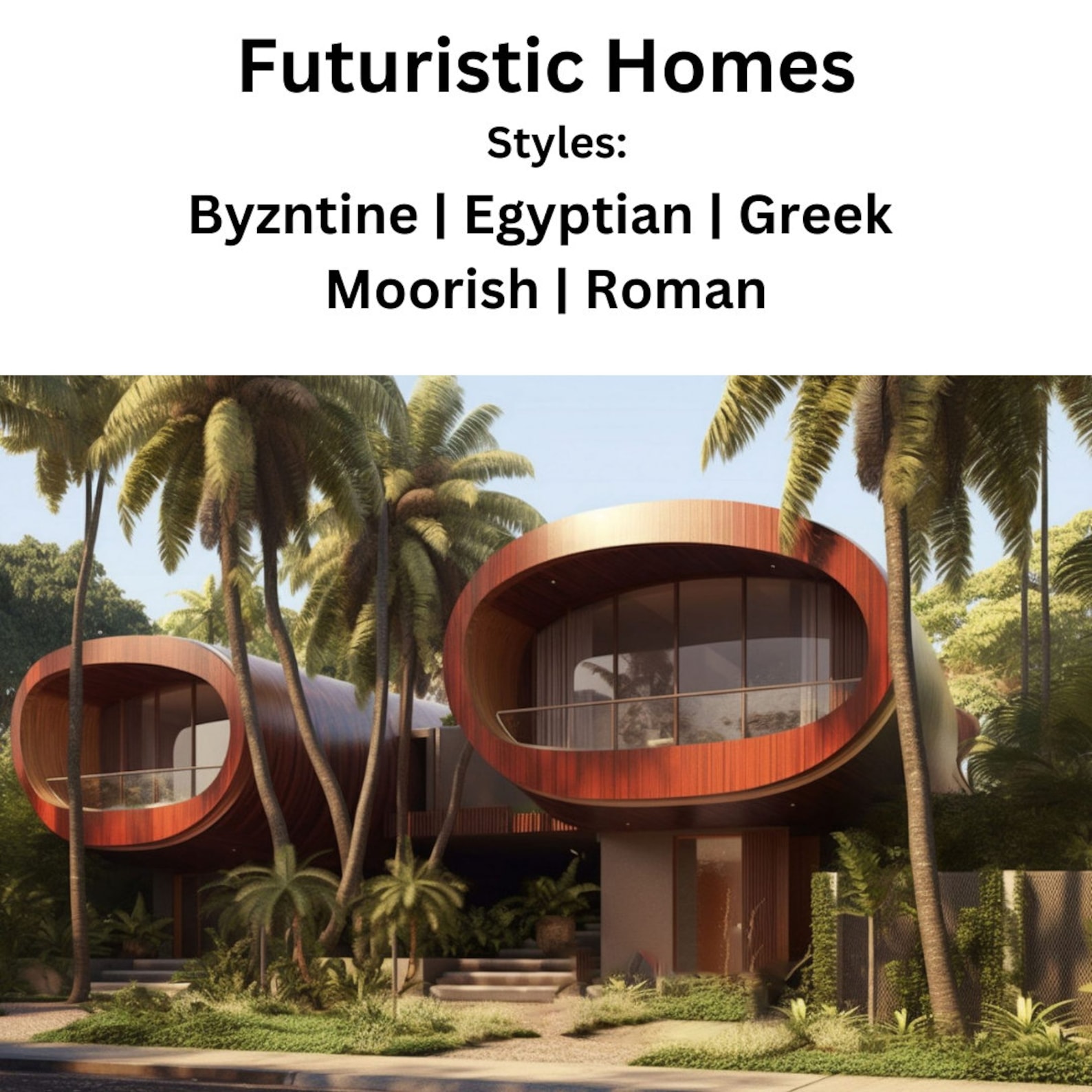 Futuristic Suburban Homes - Digital Artwork - More Ancient European ...