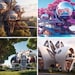 Futuristic Suburban Homes - Digital Artwork - Ancient European Area ...