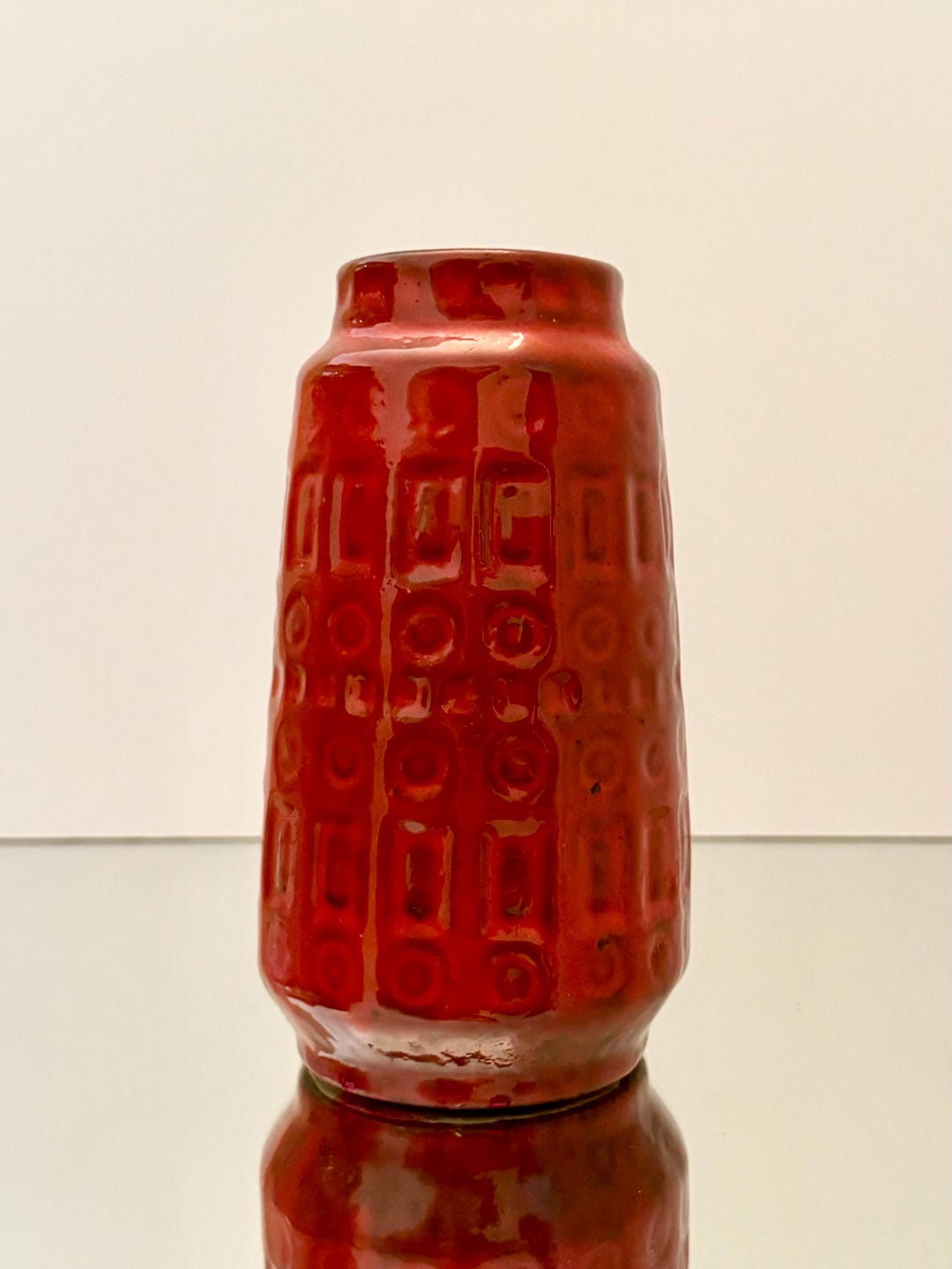 Inca Vase by Scheurich 260-15 West German Pottery 70s Seventies Mid ...