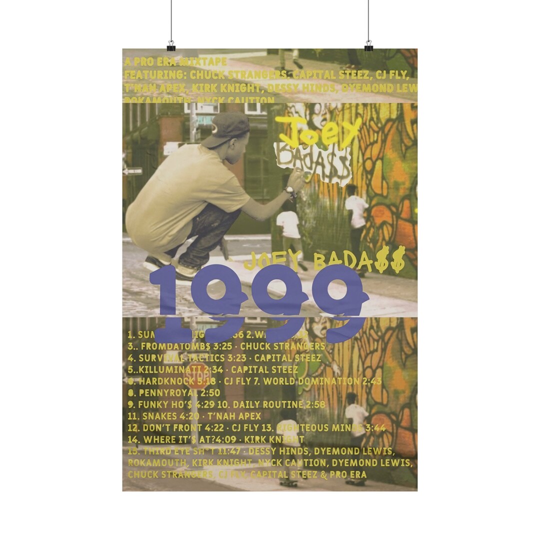 Joey Badass Poster Rap Poster, Hip-hop Poster - Etsy UK