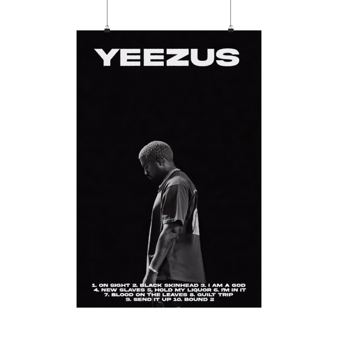 Kanye West Poster Rap Poster, Hip-hop Poster - Etsy