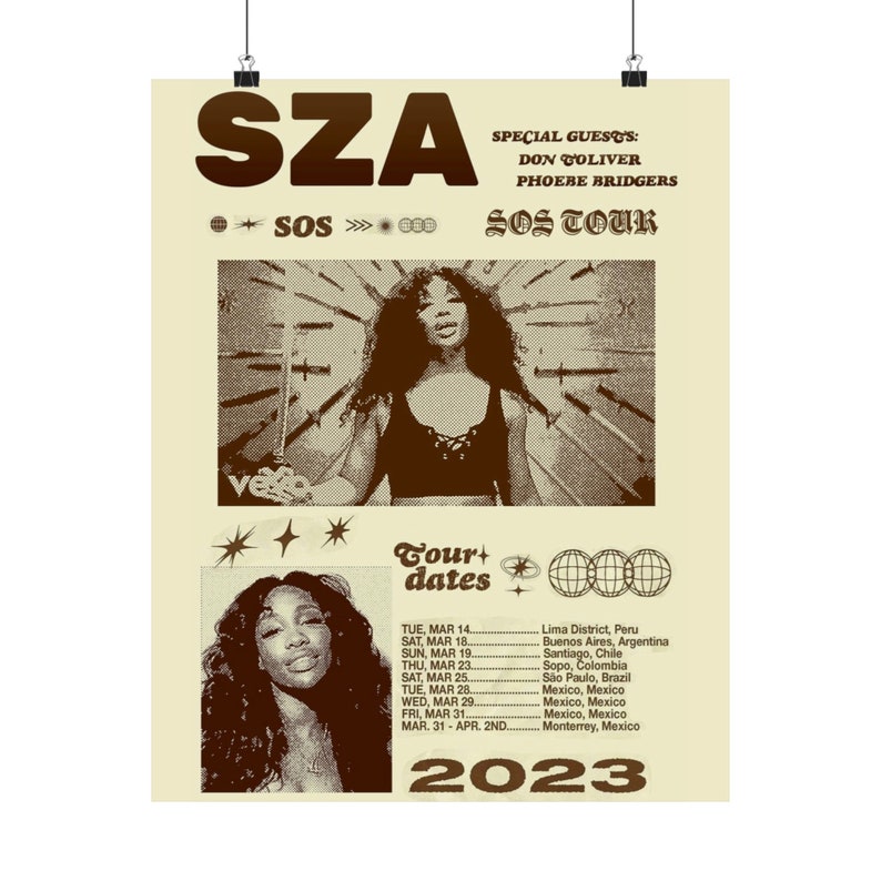 SZA Poster Rap Poster, Hip-hop Poster - Etsy