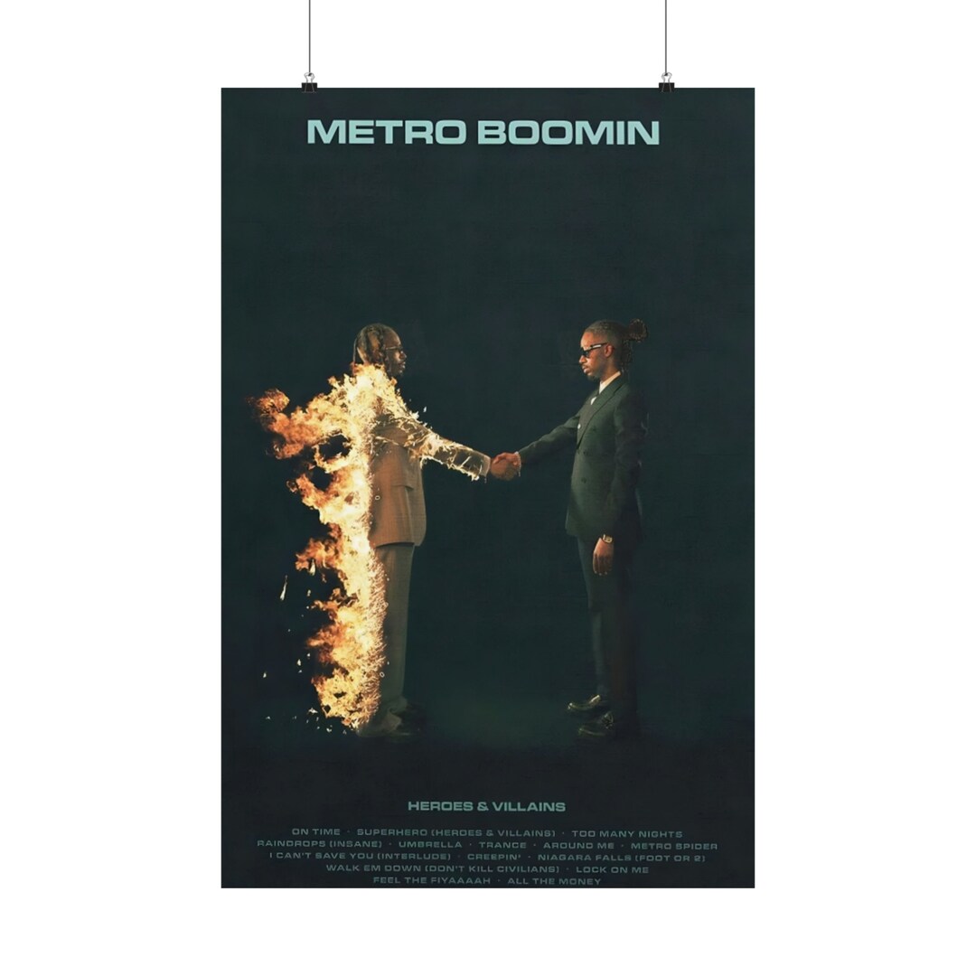 Metro Boomin Poster Rap Poster, Hip-hop Poster - Etsy
