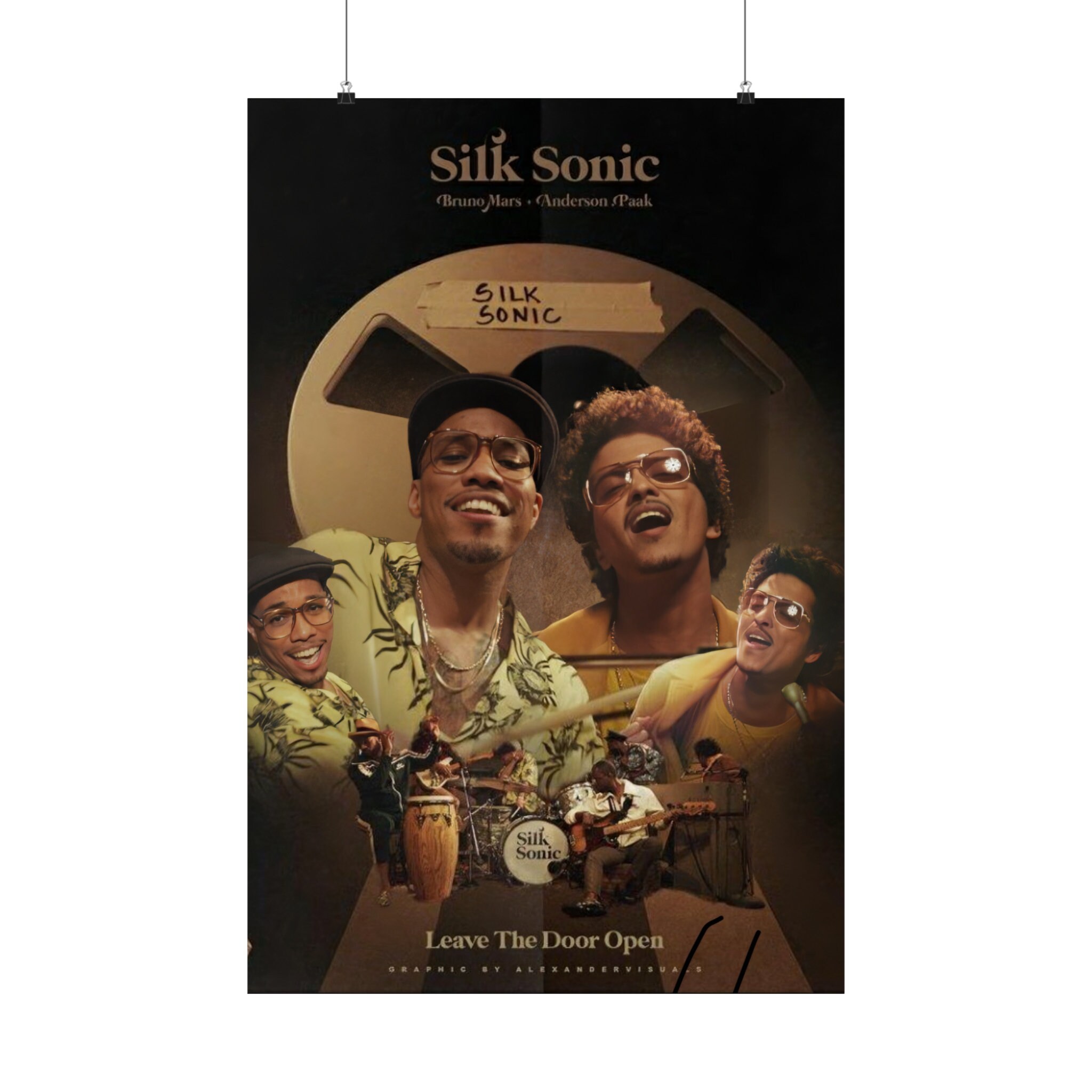 Silk Sonic Poster Rap Poster, Hip-hop Poster - Etsy