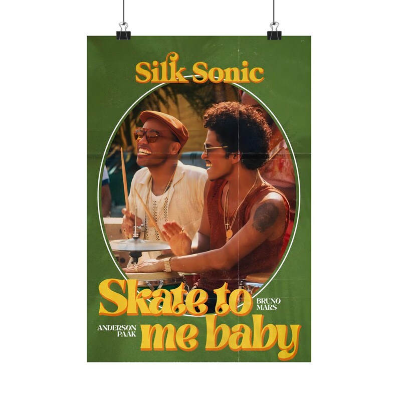 Silk Sonic Poster Rap Poster, Hip-hop Poster - Etsy