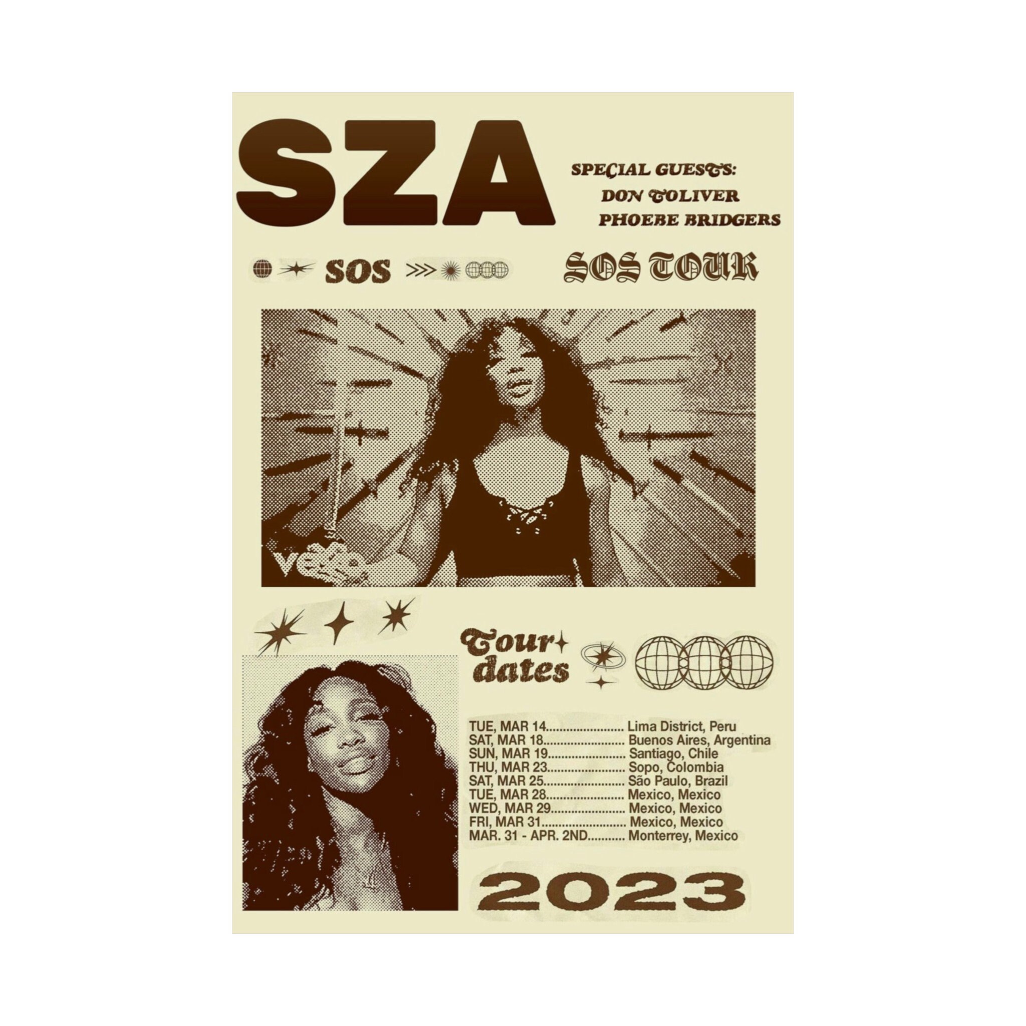 SZA Poster Rap Poster, Hip-hop Poster - Etsy