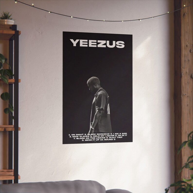 Kanye West Poster Rap Poster, Hip-hop Poster - Etsy