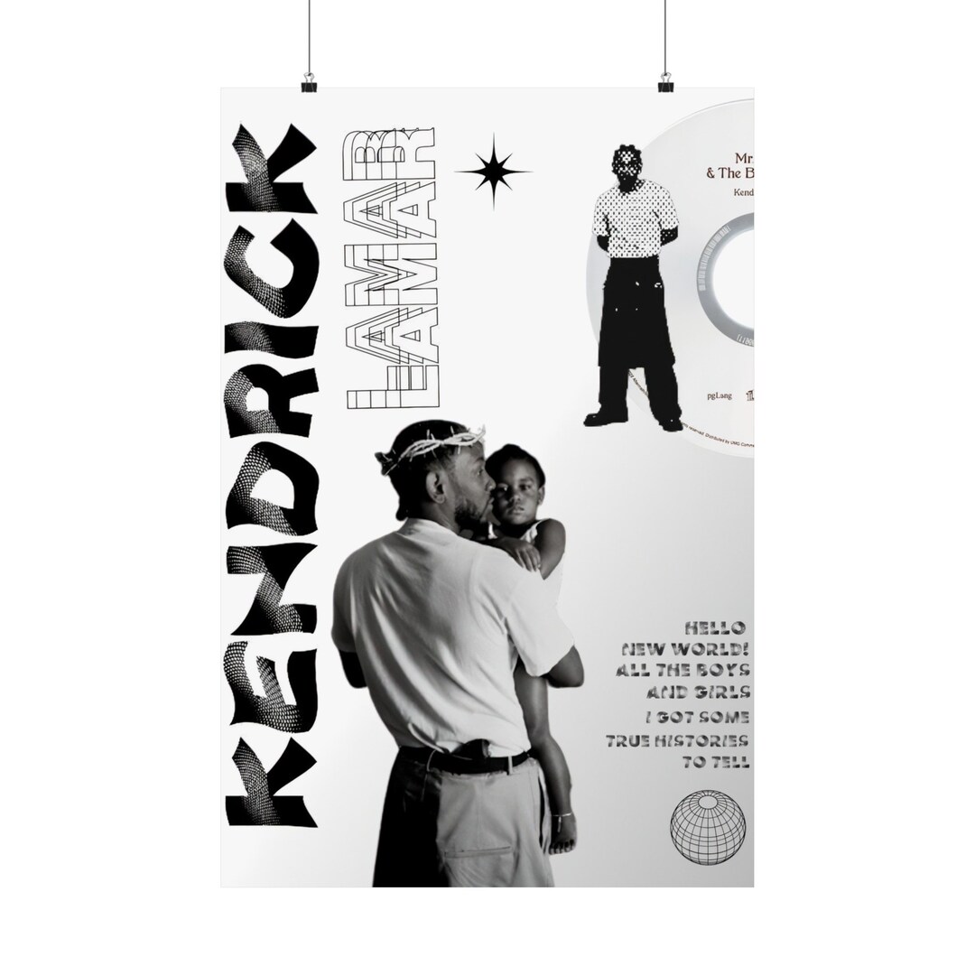 Kendrick Lamar Poster Rap Poster, Hip-hop Poster - Etsy