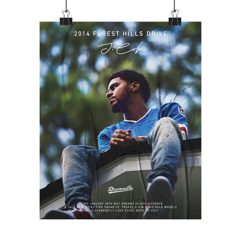 J Cole Poster Rap Poster, Hip-hop Poster - Etsy