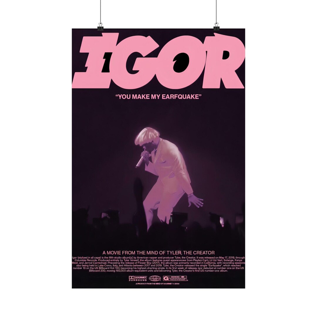 Tyler, the Creator Poster Rap Poster, Hip-hop Poster - Etsy