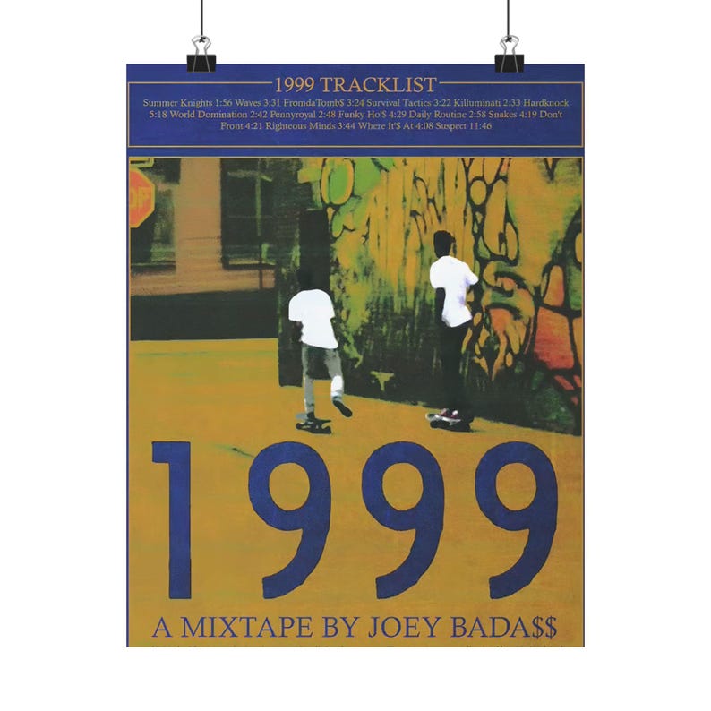 Joey Badass Poster Rap Poster Hip Hop Poster Etsy