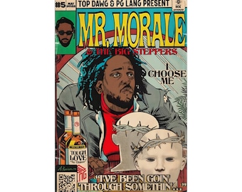 Kendrick Lamar Mr. Morale and the Big Steppers T-shirt tracklist ...