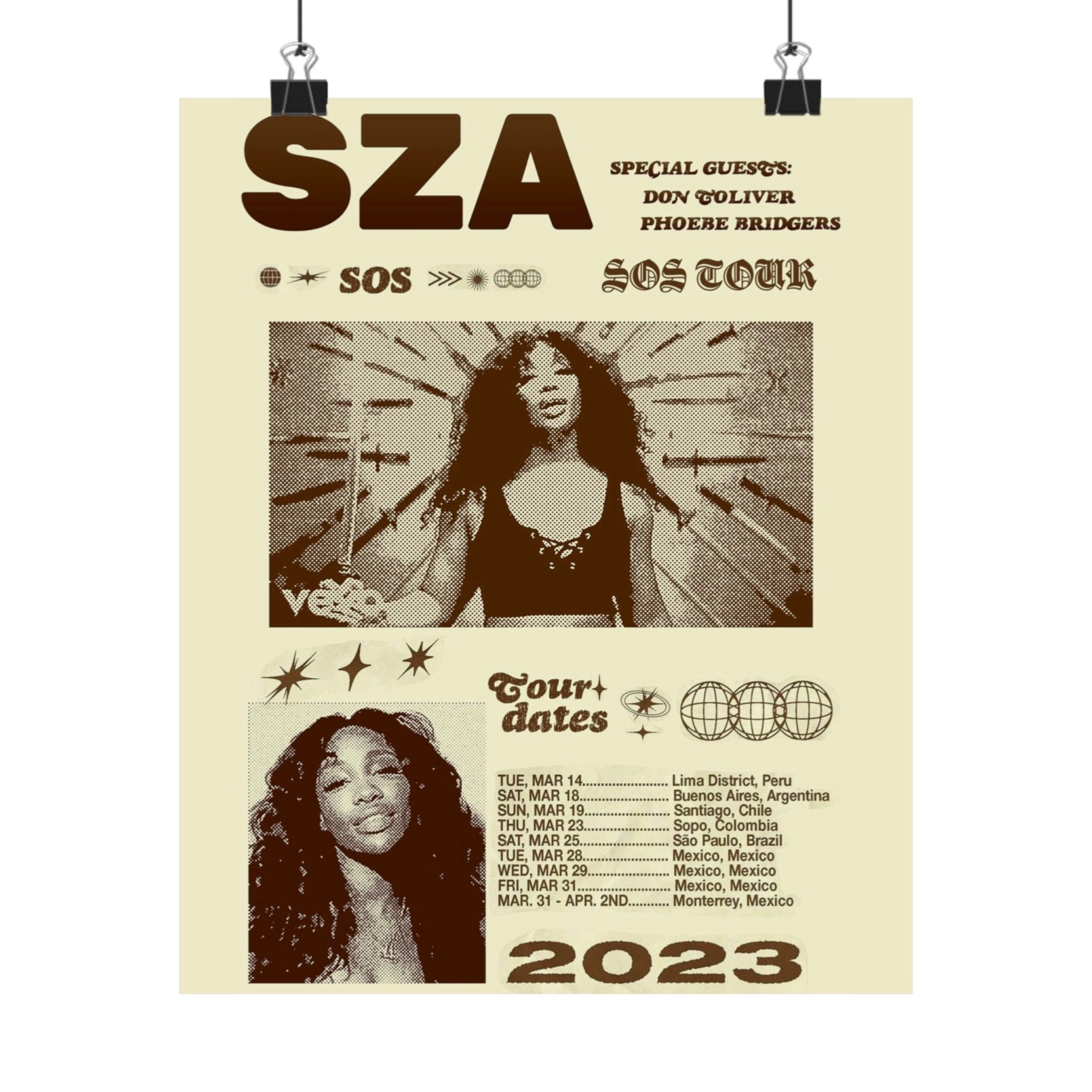 SZA Poster Rap Poster, Hip-hop Poster - Etsy