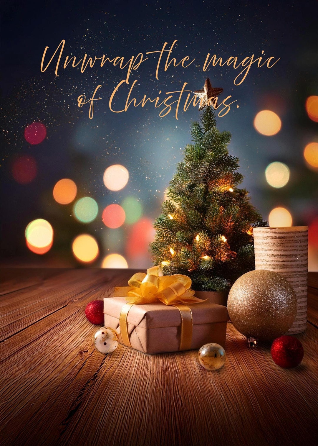 Christmas Tree Digital Holiday Card | Animated | Instant Download - Etsy