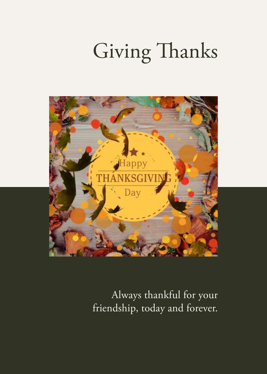Always Thankful Animated Thanksgiving E-card, Digital Greeting Card ...