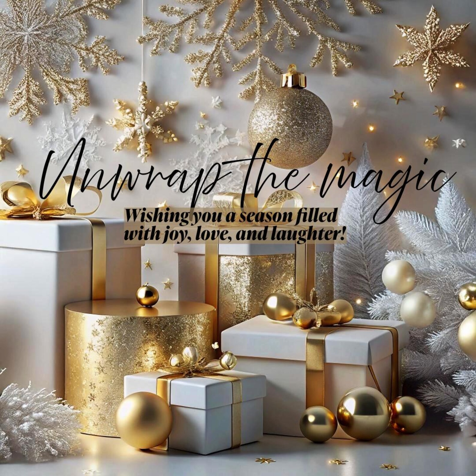 Unwrap the Magic Digital Holiday Card | Animated | Instant Download - Etsy