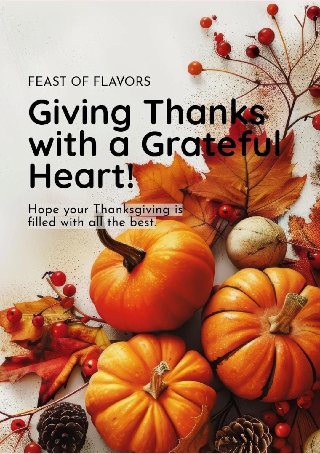 Giving Thanks Animated Thanksgiving E-card, Digital Greeting Card, Send ...