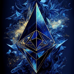 Ethereum Poster, Crypto Wall Art Prints, Digital Poster, Cryptocurrency ...