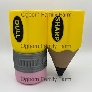 Pencil Holder for Primary School Teachers Desk Sharp Dull, Made in ...