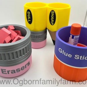 The Glue Stick Bucket for Teachers, Made in the USA! - Etsy