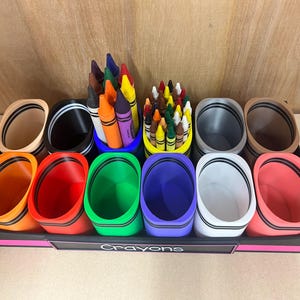 Large Size Crayon Caddy for Teachers, Designed and Made in the USA! - Etsy