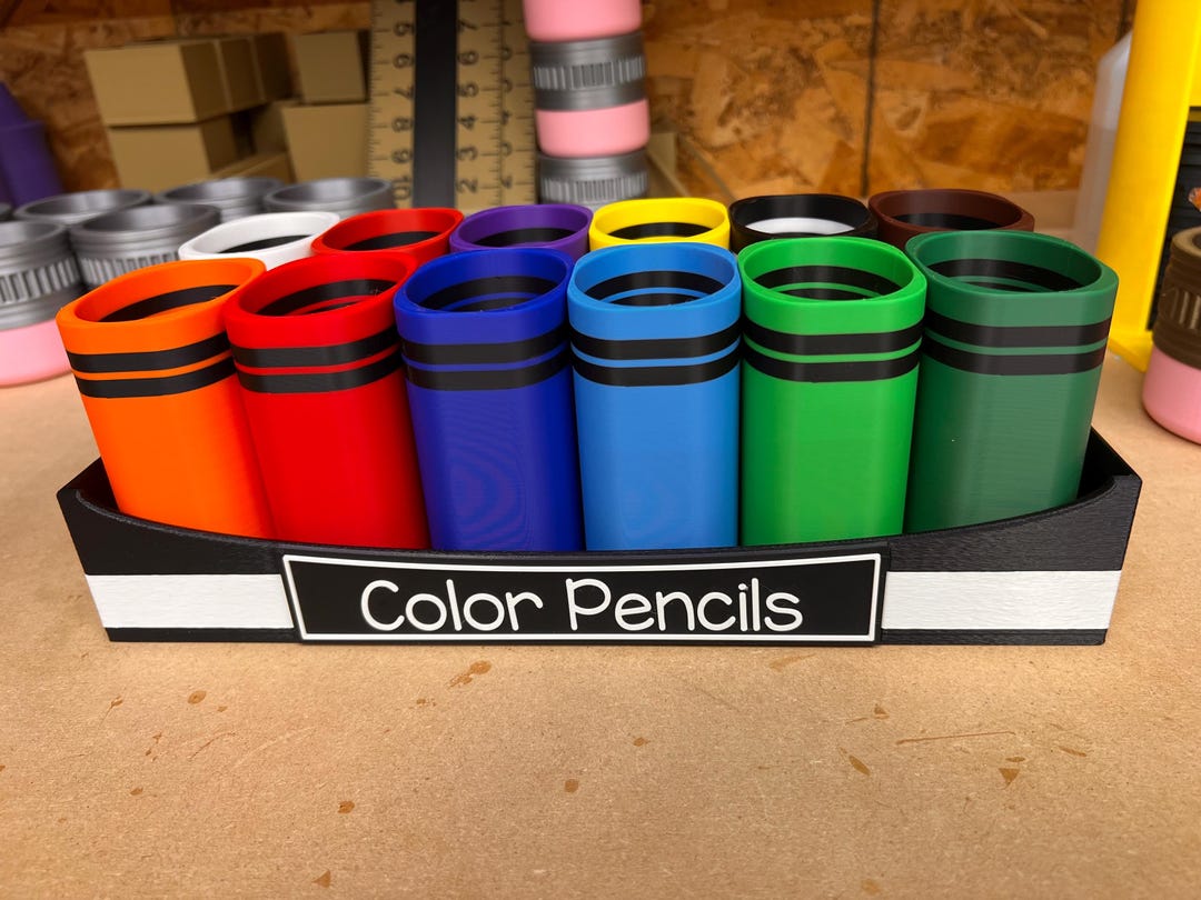Large Size Color Pencil Caddy for Teachers, Designed and Made in the ...