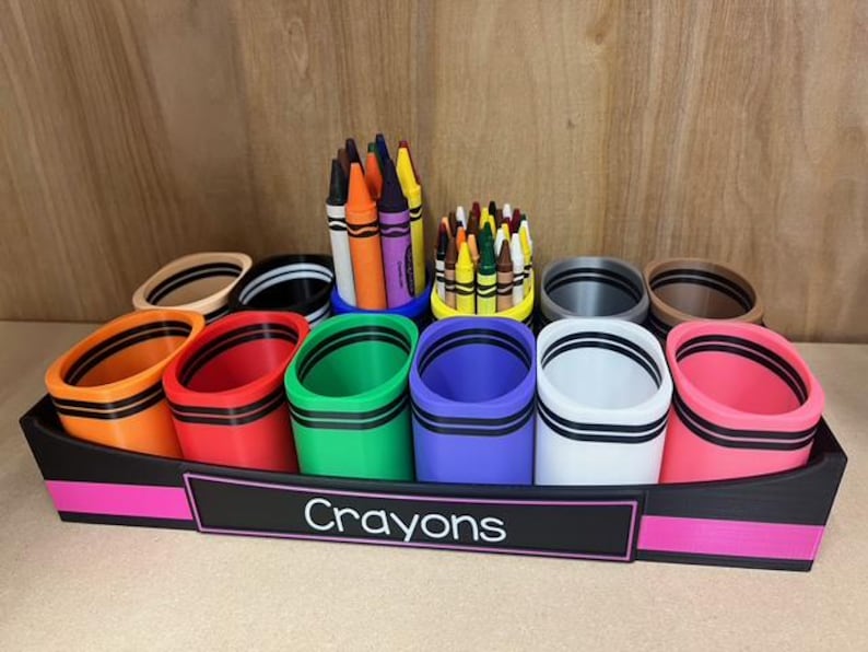 Large Size Crayon Caddy for Teachers, Designed and Made in the USA! - Etsy