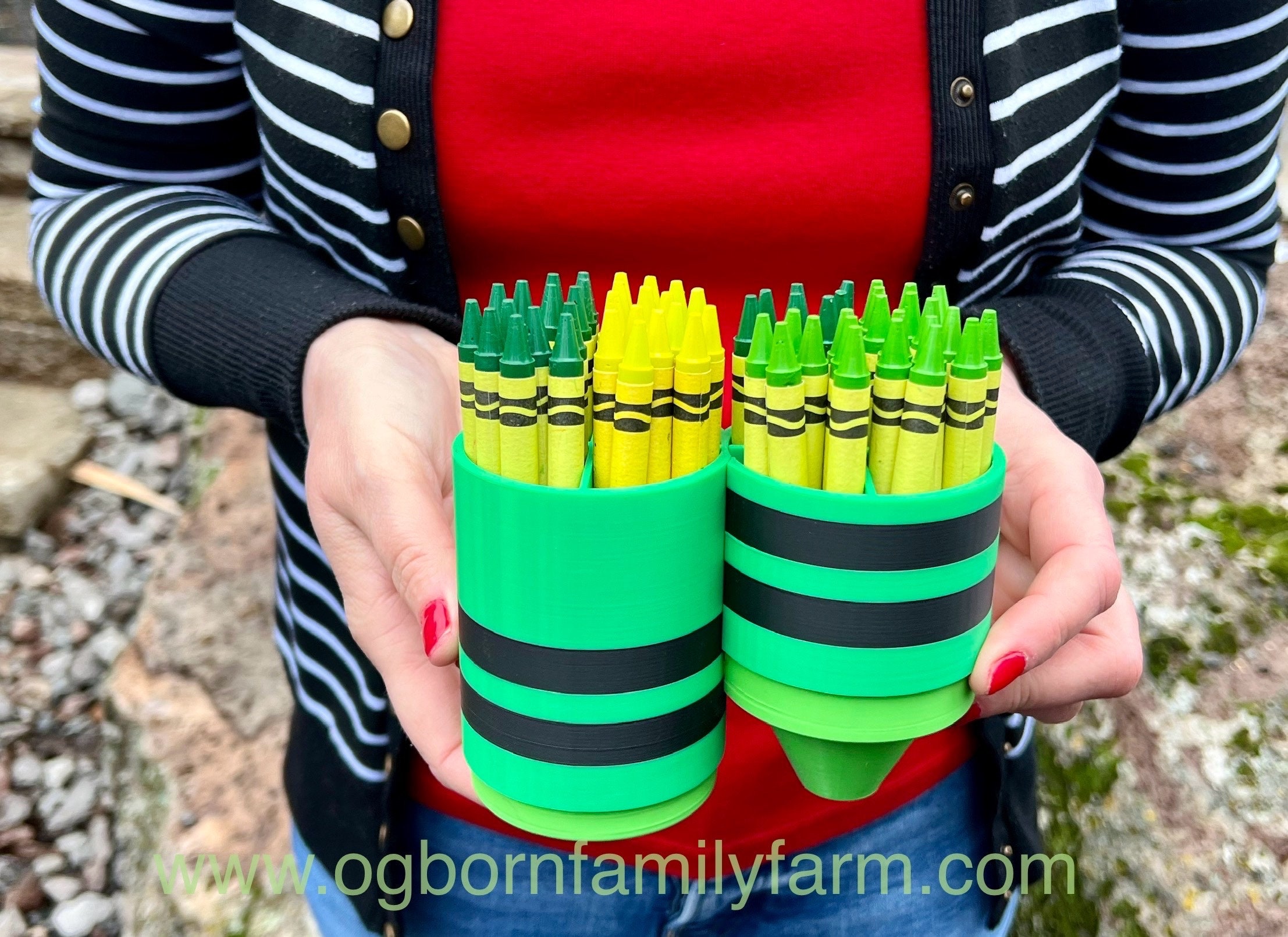 Crayon Shaped Crayon Holder for Primary School Teachers Desk, Made in ...