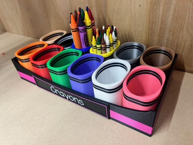 Large Size Crayon Caddy for Teachers, Designed and Made in the USA! - Etsy