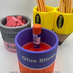The Glue Stick Bucket for Teachers, Made in the USA! - Etsy