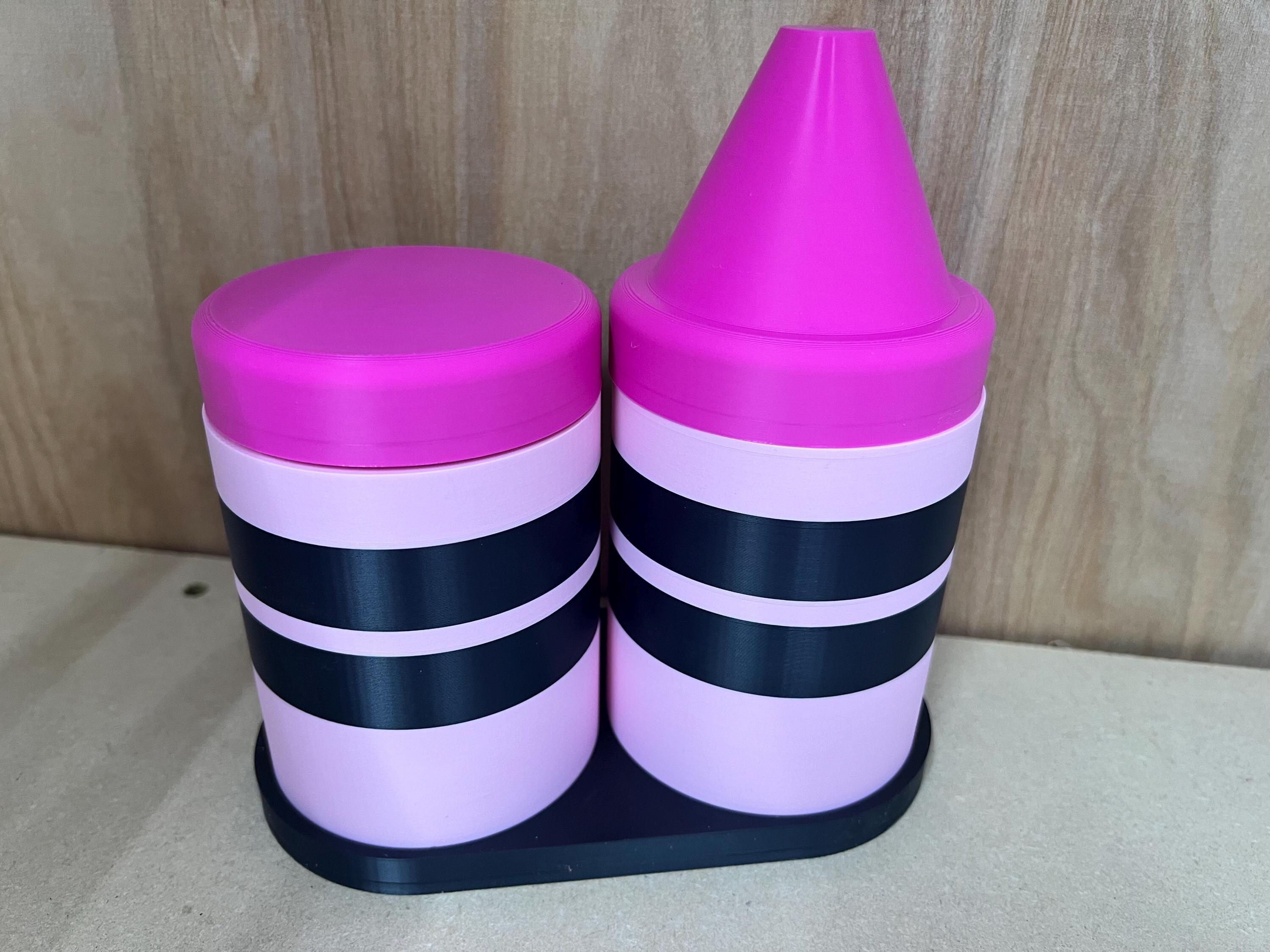 Crayon Shaped Dual Sided Crayon Holder: Teacher Desk Organizer, Made in ...