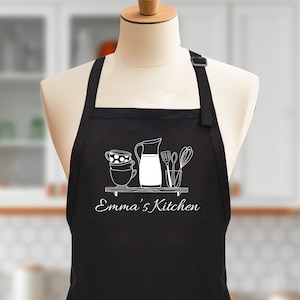 Custom Text Baking Apron, Personalized Cooking Apron, Chef Apron ...