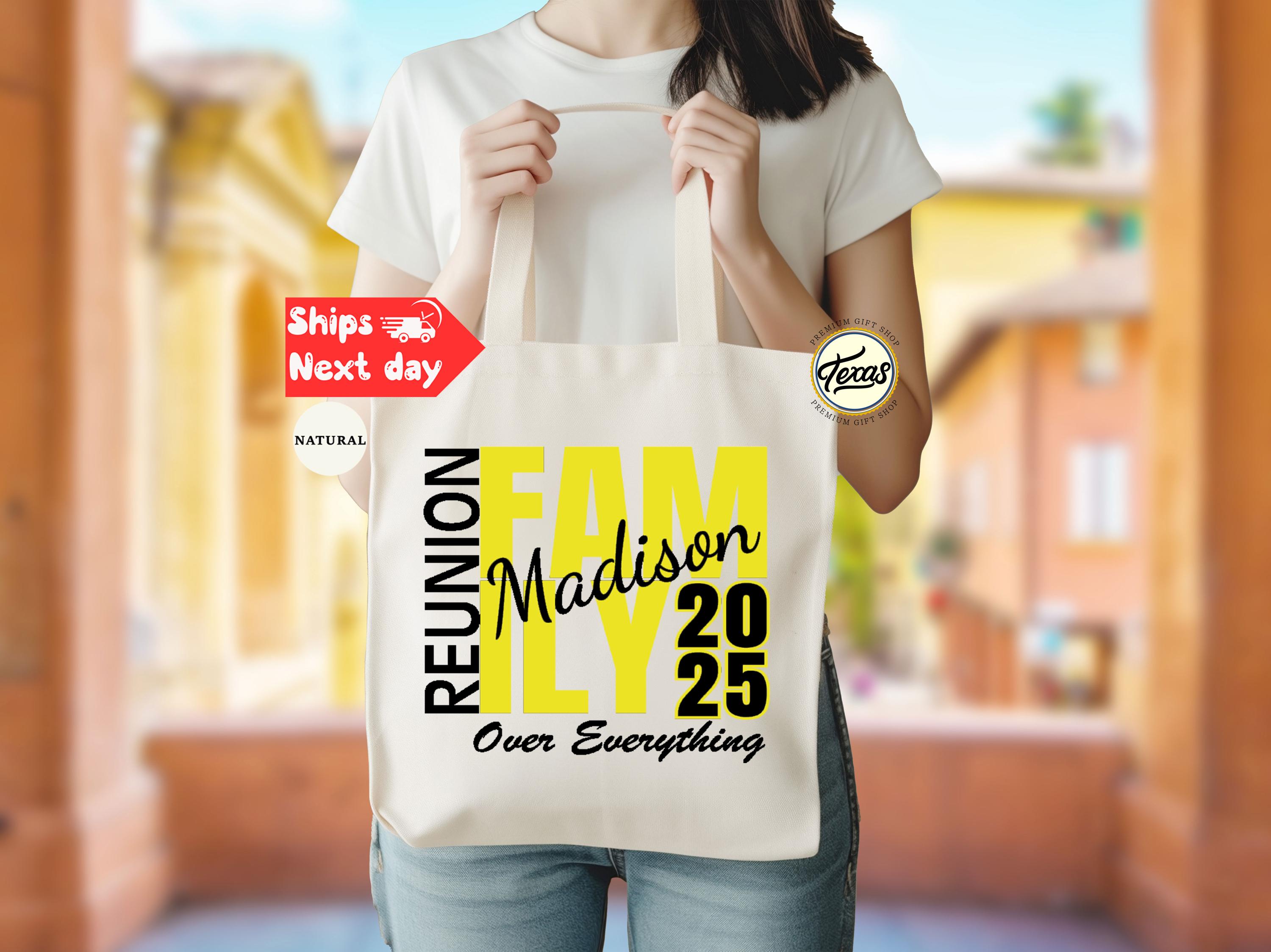 Custom Family Reunion Tote Bag: Personalized Canvas Gift - Etsy