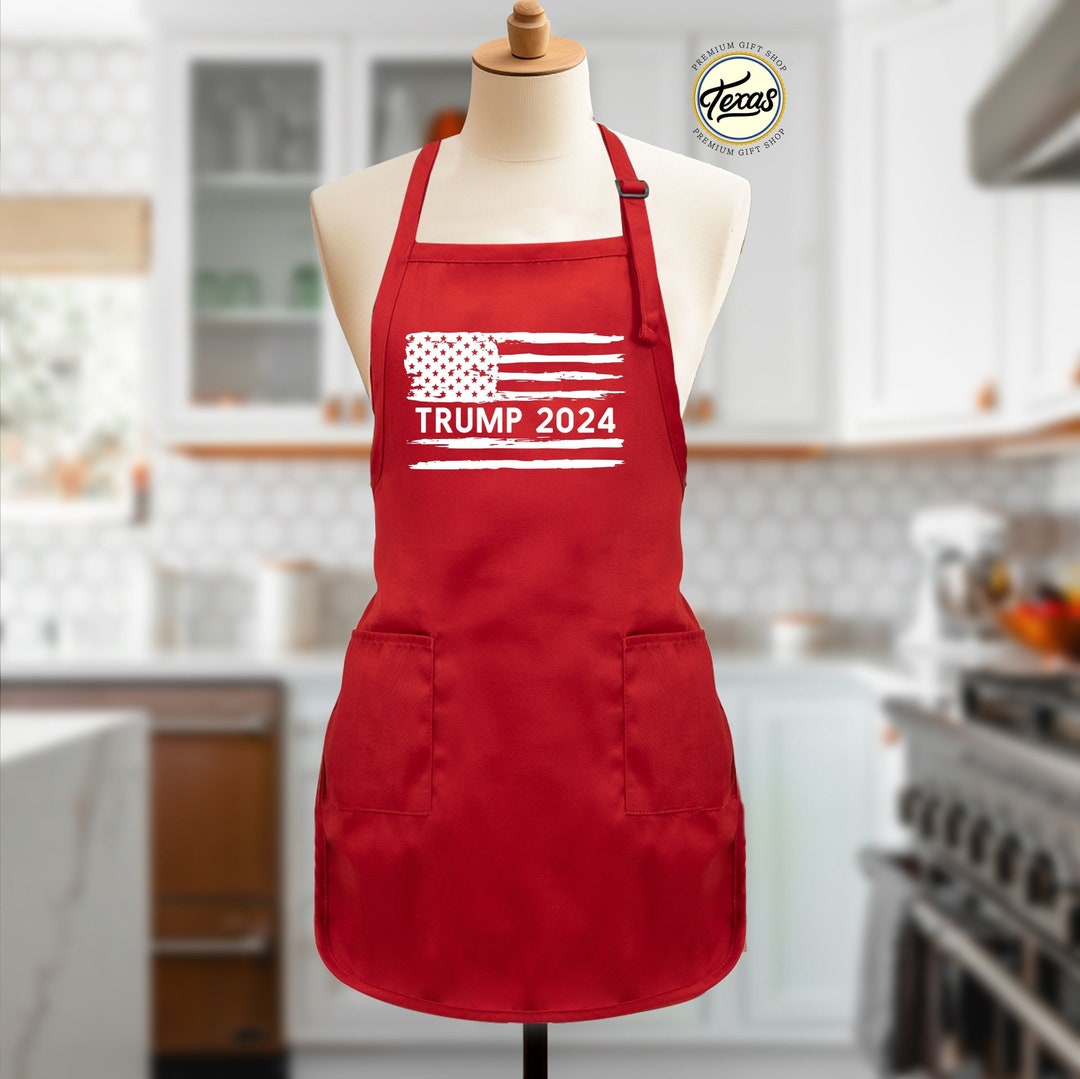 Trump 2024 USA Flag Apron: Election Gift - Etsy