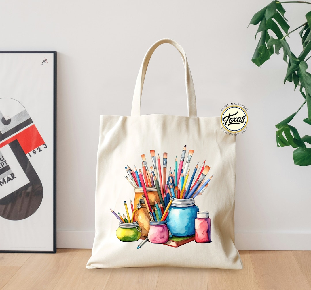 Art Teacher Totes, Artist Tote Bag, Art Teacher Gift Tote Bag, Teacher ...