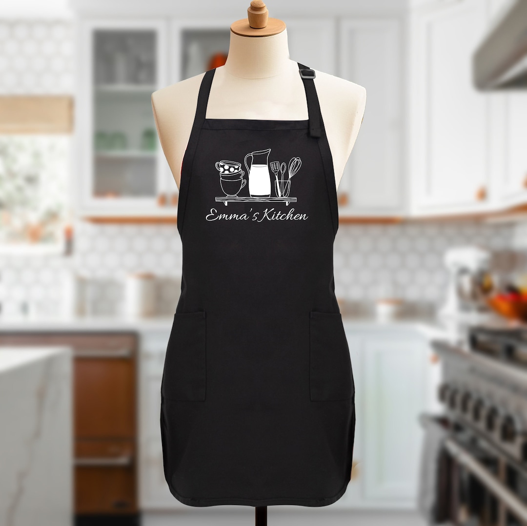 Custom Text Baking Apron, Personalized Cooking Apron, Chef Apron ...