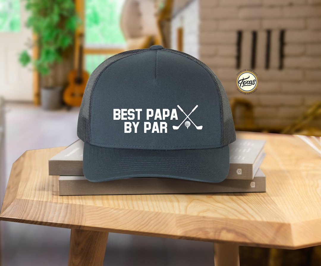 Best Papa by Par Hat, Papa Golf Hat, Dad Trucker Hat, Golf Hat, Father ...