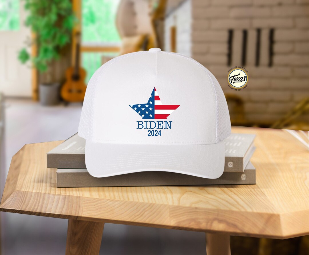Biden 2024 USA Flag Hat, American Trucker Hat, Biden for President Hat ...
