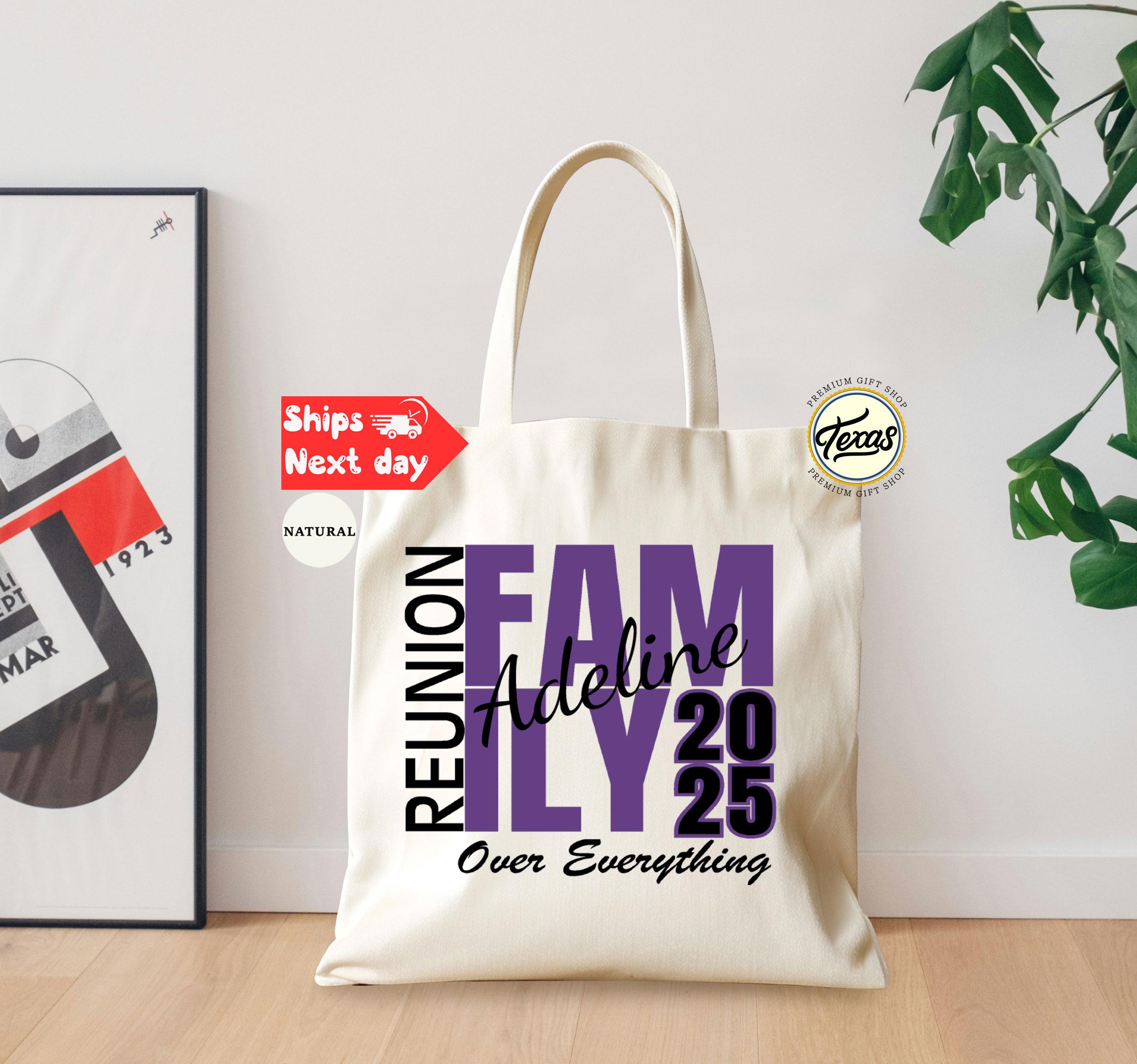 Custom Family Reunion Tote Bag: Personalized Canvas Gift - Etsy